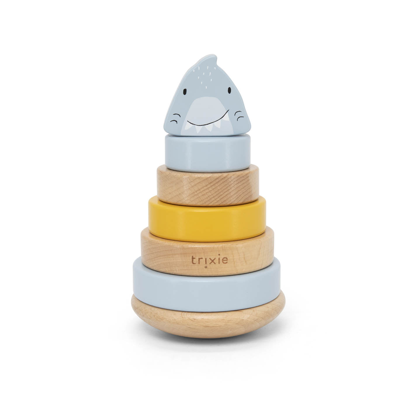 Trixie Wooden stacking toy - Mr. Shark – Kollektive - Official distributor
