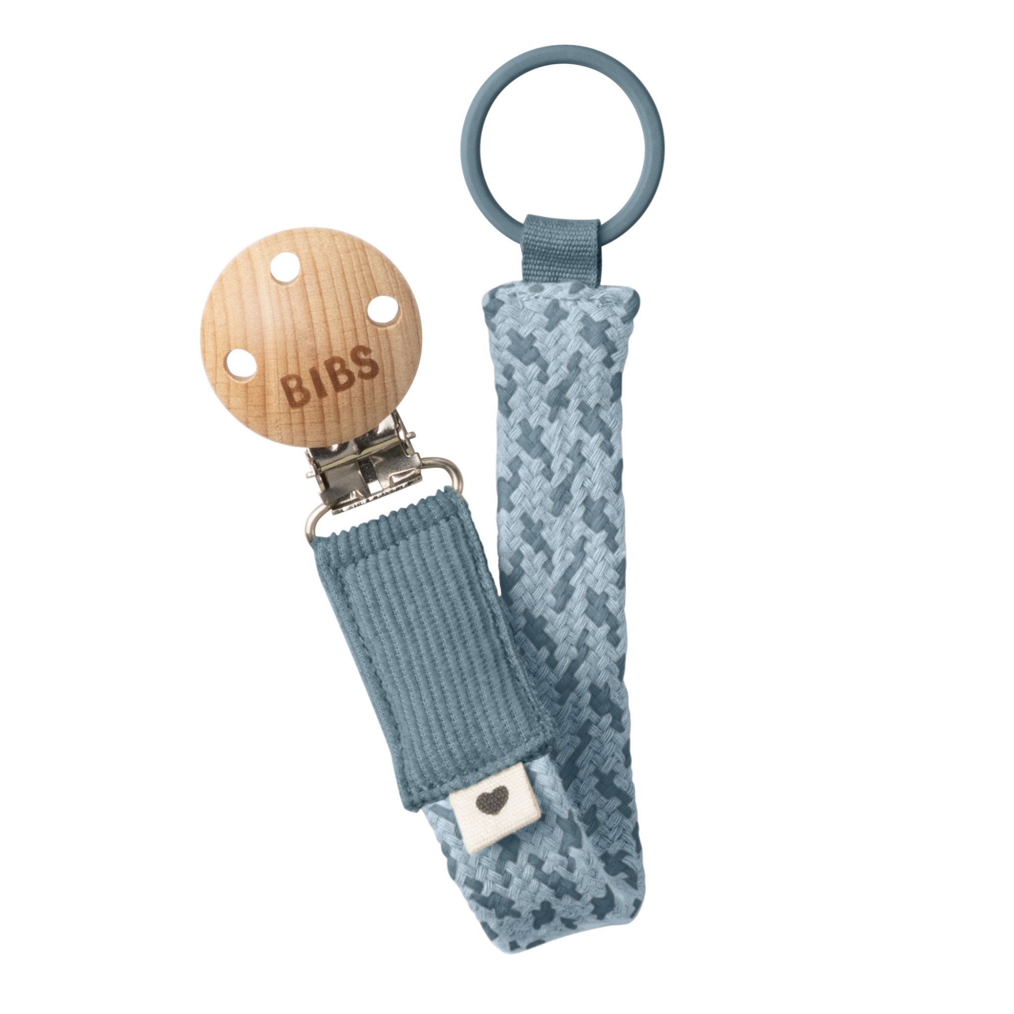 BIBS Pacifier clip - Petrol/Baby Blue – Kollektive - Official distributor